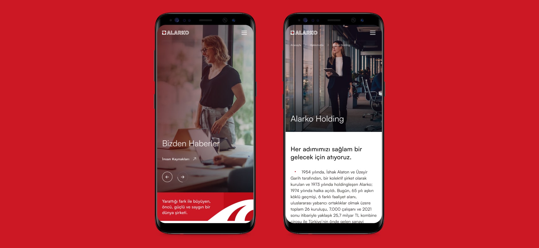 Alarko Holding Website